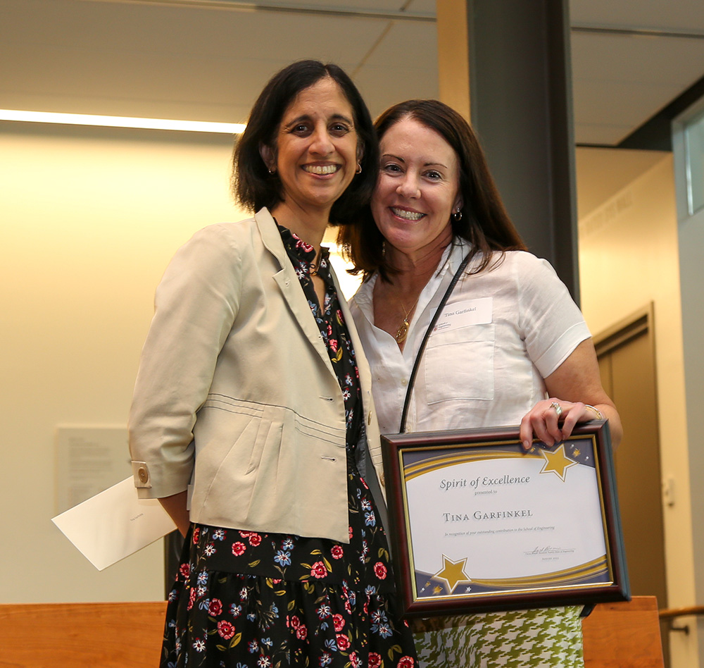 Engineering staff awards presented to Garfinkel, Piers | Engineering | Brown University